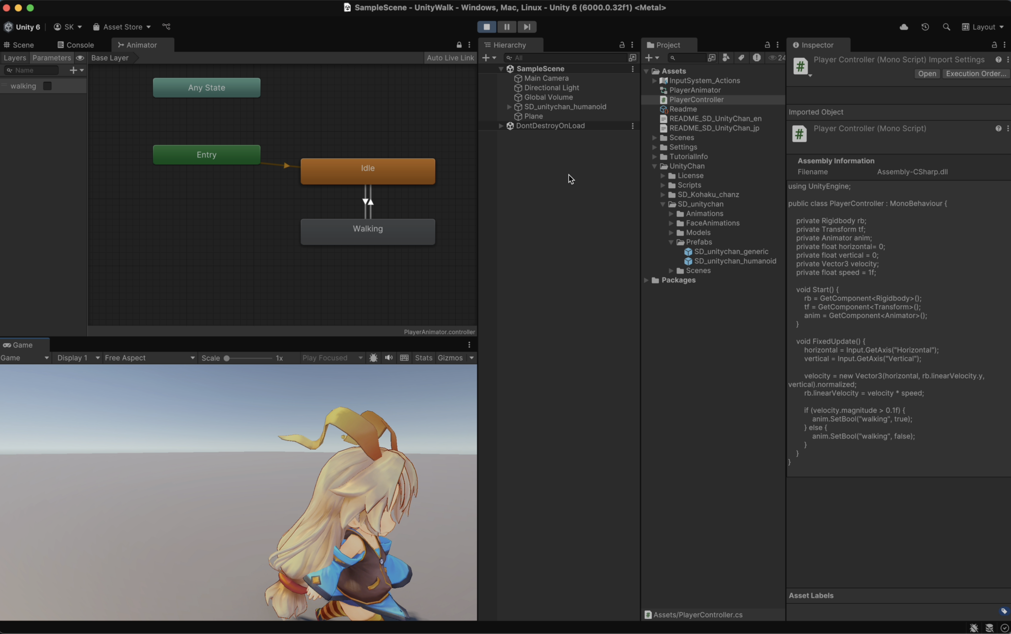 【第二弾】Unityでキャラクターを歩かせよう！【2025年版実装方法解説】 | TechChance! 公式ブログTechChance! 公式ブログ